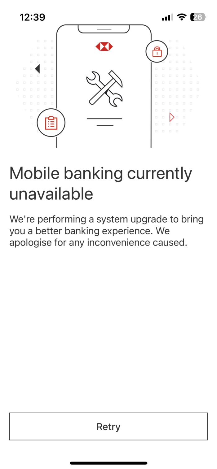 HSBC online and mobile banking problems hit thousands